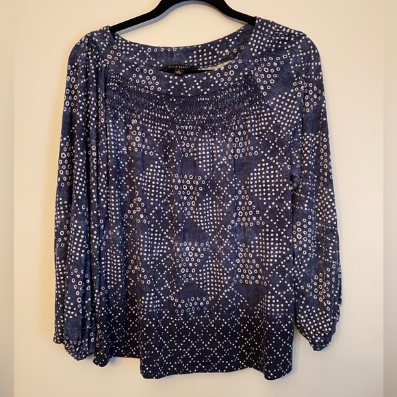 Zac & Rachel | Tops | Zac Rachel Bluewhite Blouse | Poshmark